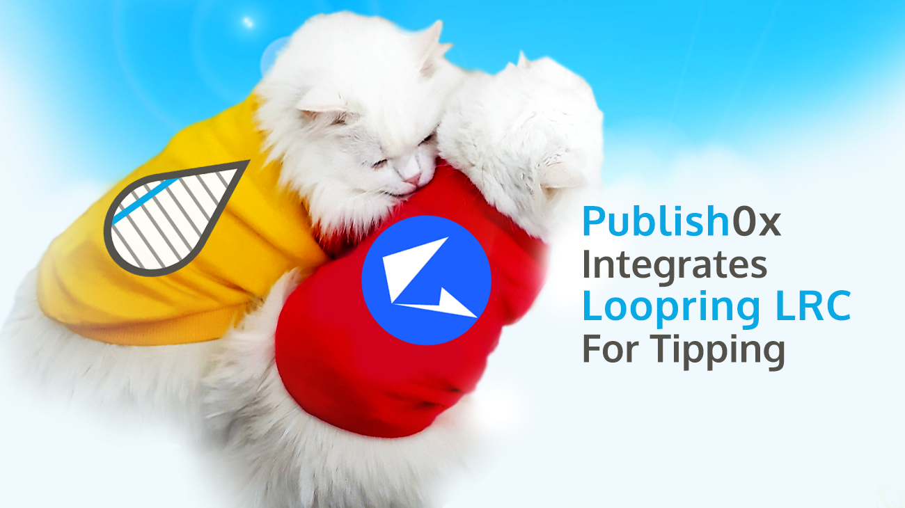 Loopring LRC Token Integrated for Tipping on Publish0x