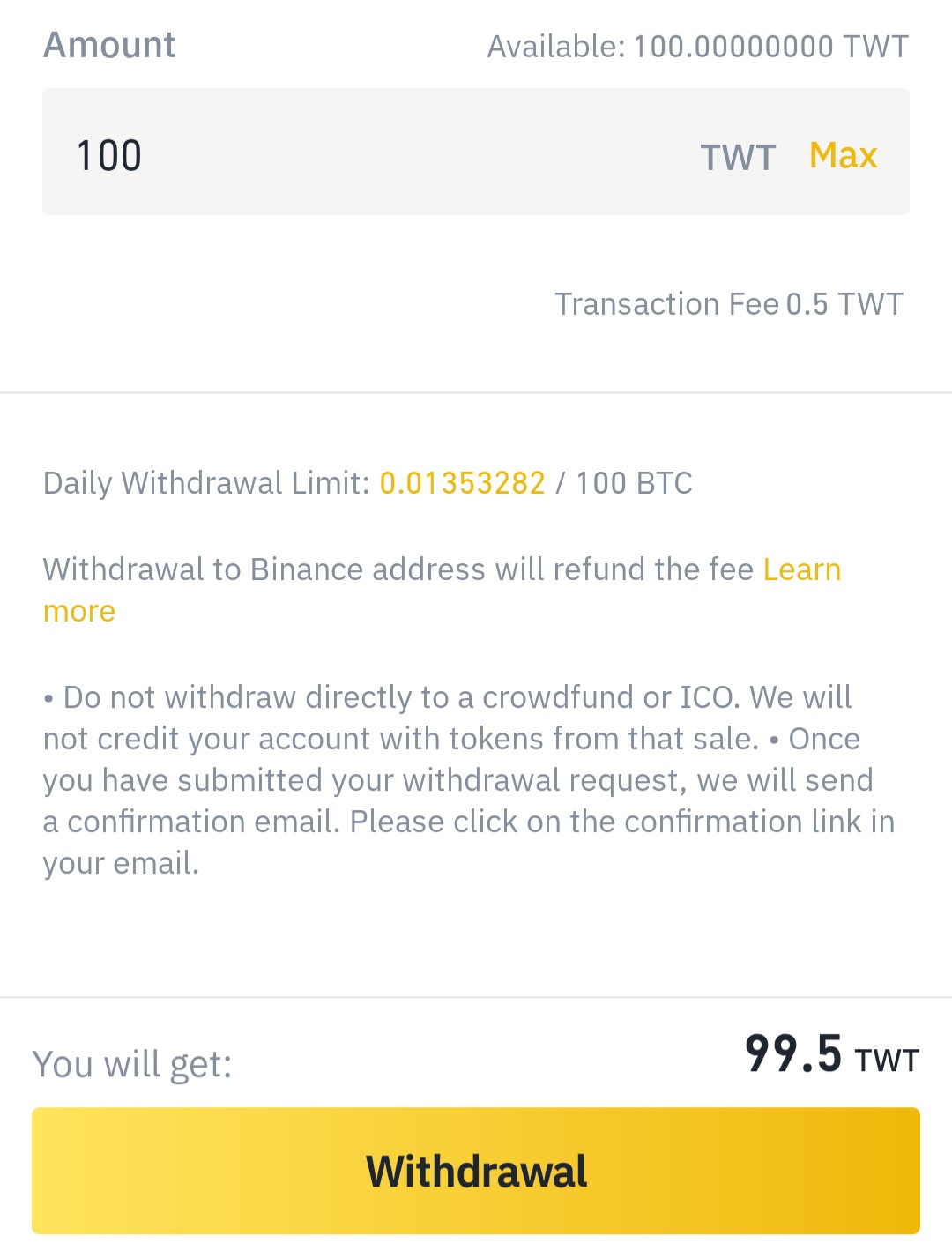 The Trust Wallet Token (TWT) distribution and how I staked TWT on ...