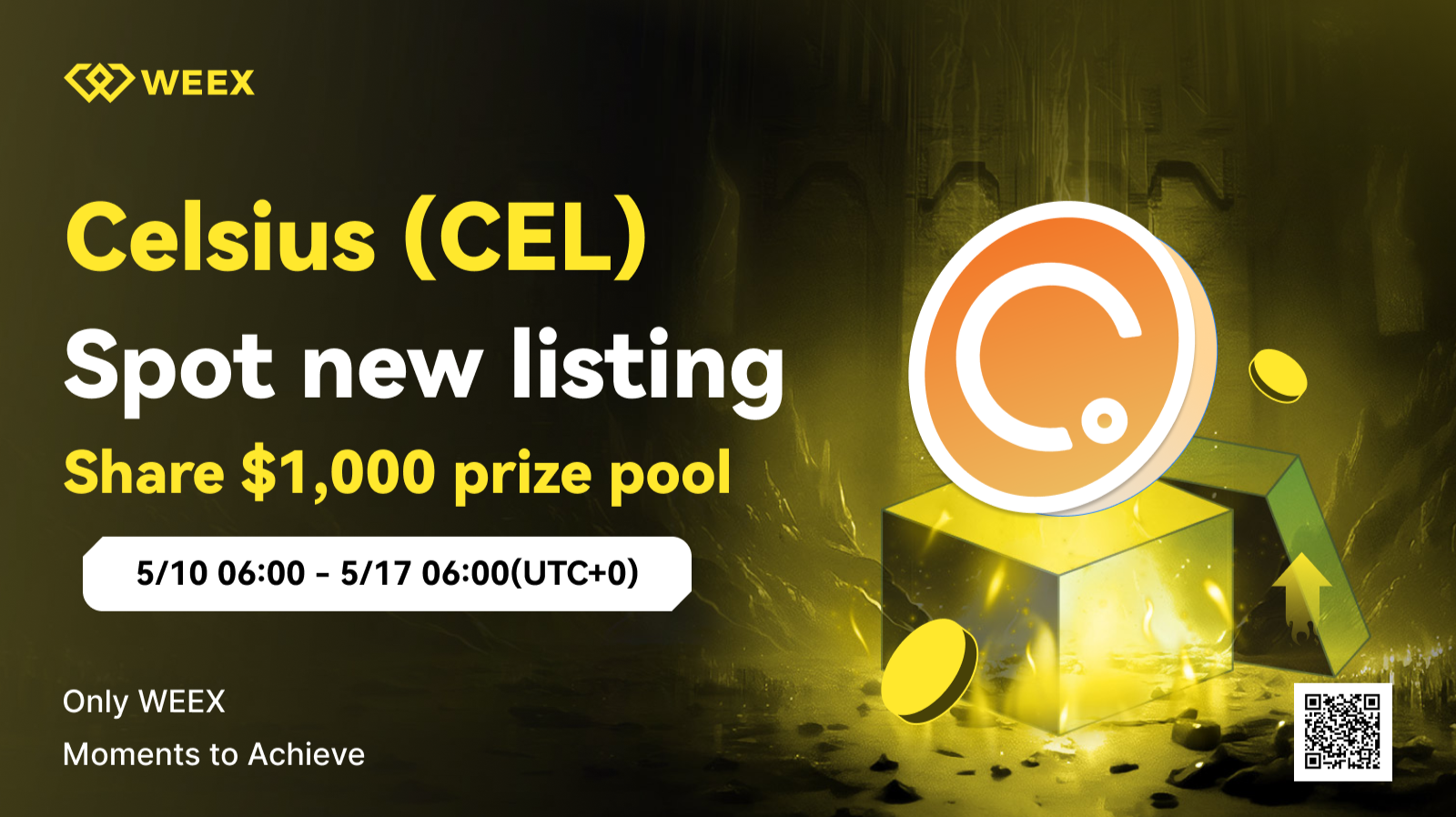 Introducing Celsius (CEL) on WEEX Spot!