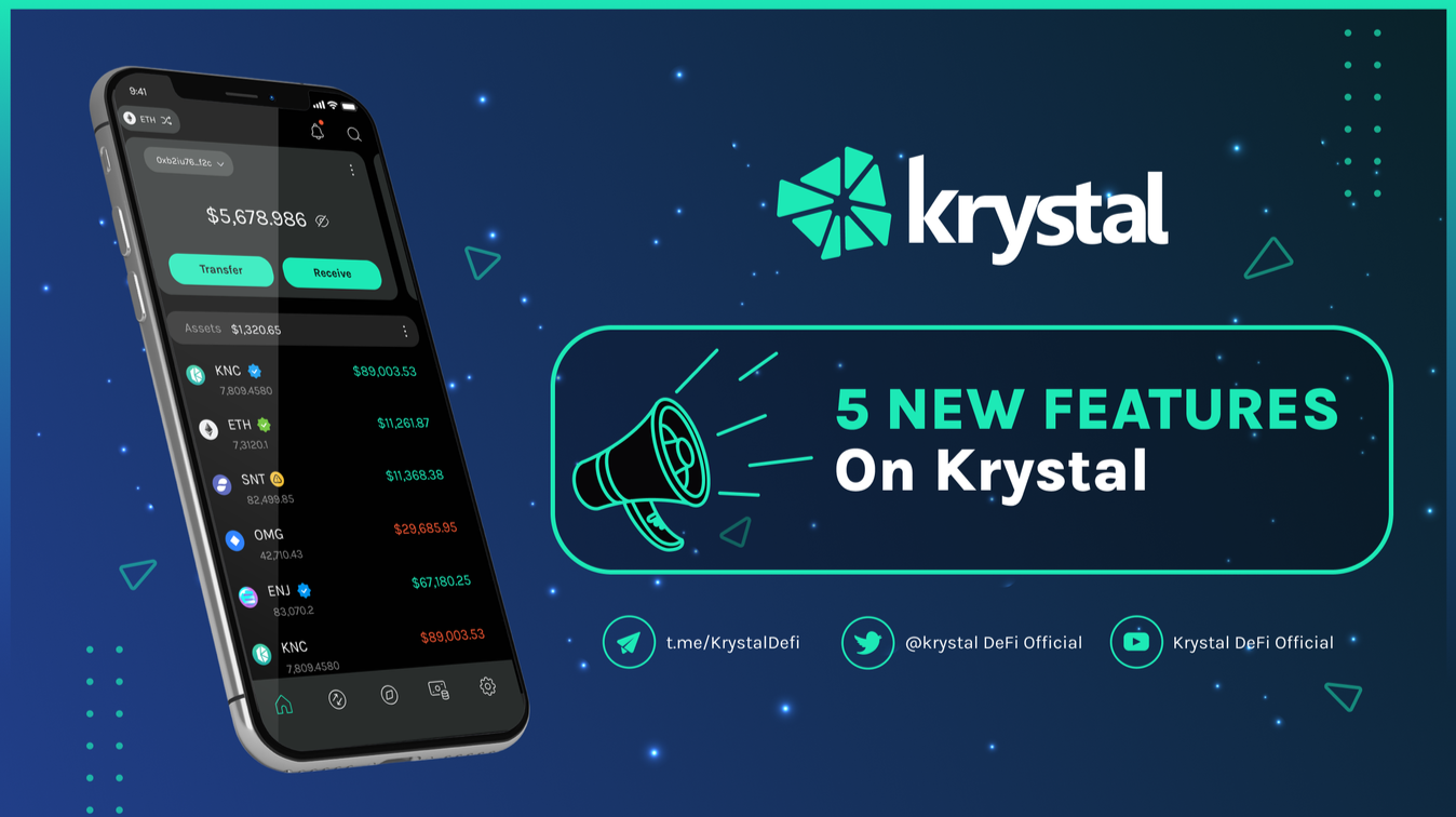 Releasing 5 NEW Features On Krystal (Update Roundup)
