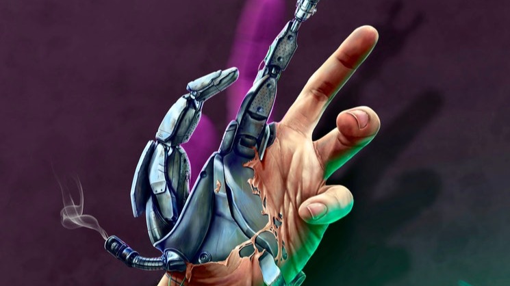 Cyber-hand. (“Neon Corp”).