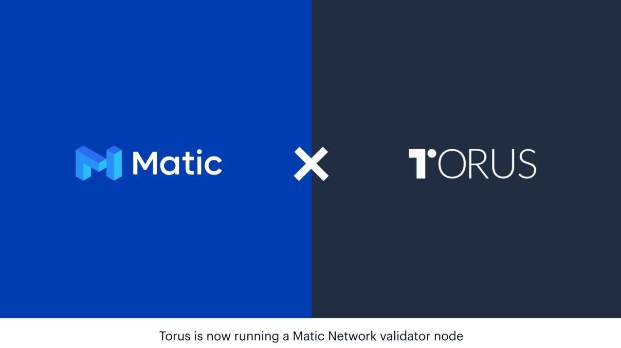 Torus is now running a Matic Network validator node!