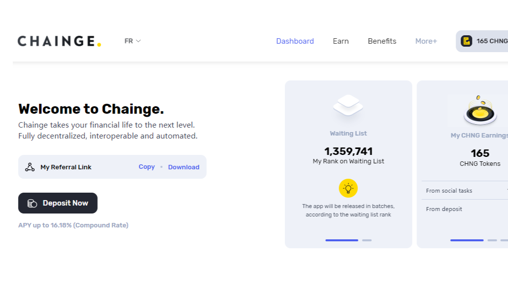 Chainge (CHNG) || POIP "Proof Of Influential Power" Fully decentralized