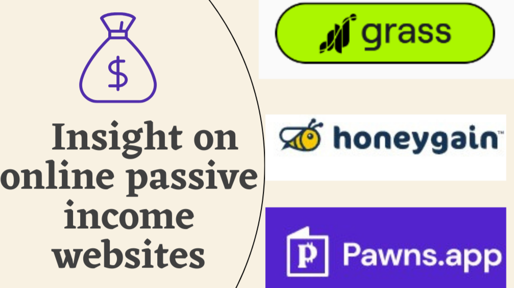 Insight on online passive earning streams!