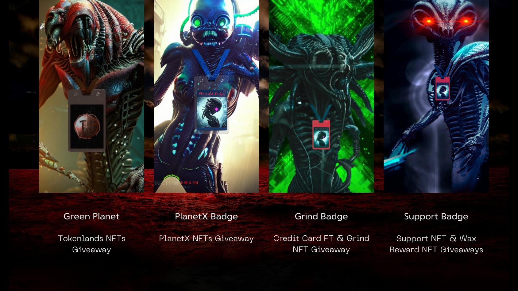 PlanetX Meta Badge Holder Roles
