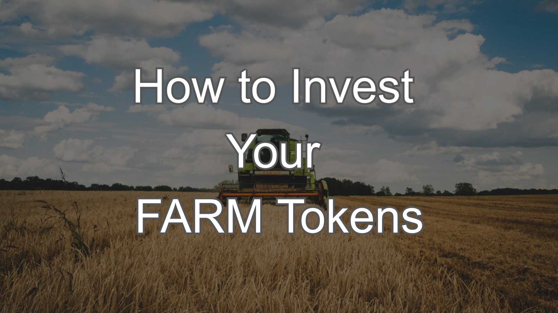 How to Invest Your FARM Tokens