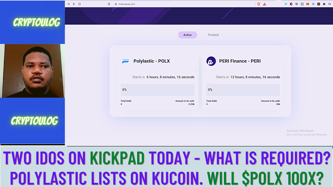 Two IDO On Kickpad Today - What Is Required? Polylastic Lists On Kucoin ...