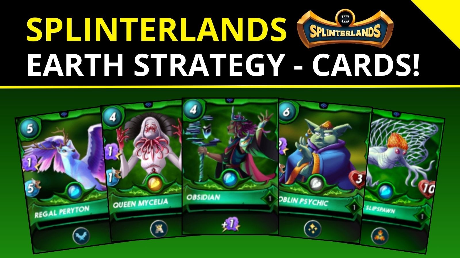 Splinterlands 🐉| The Best Earth Strategy - Top 4 Earth Cards!