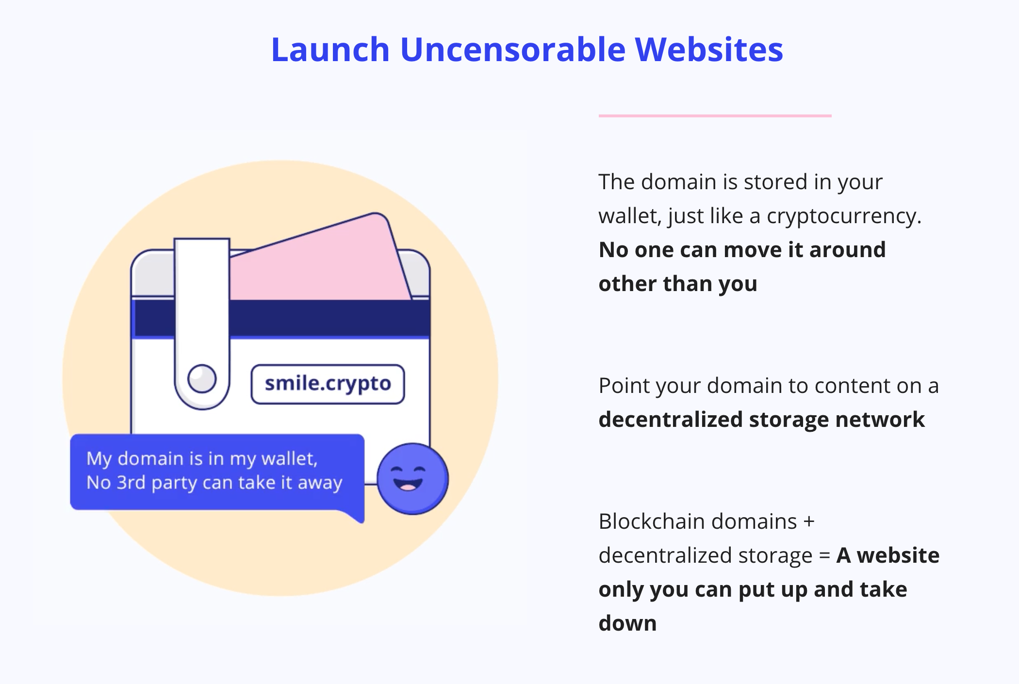 Decentralized Internet With Unstoppable Domains
