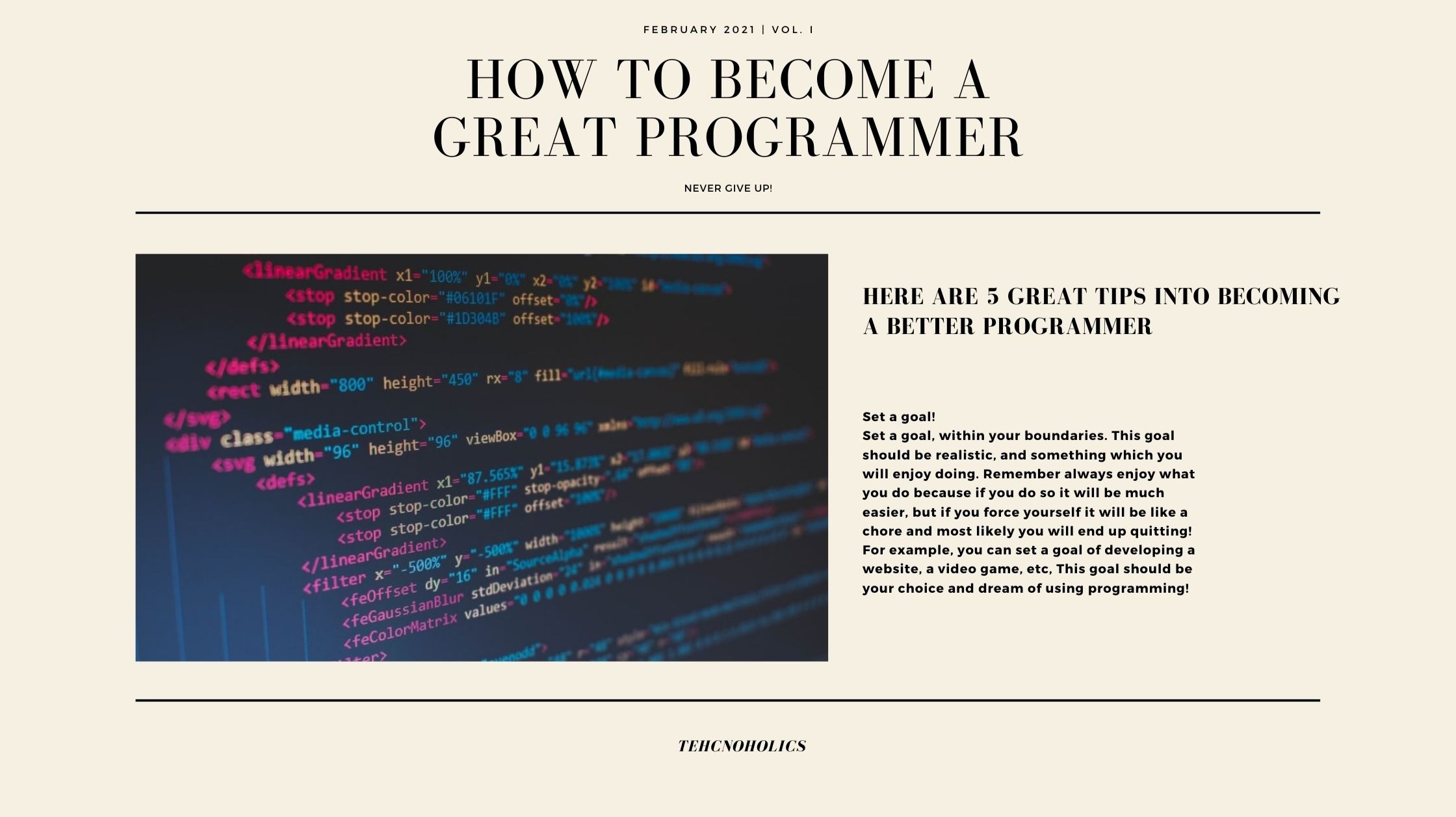How to become a great programmer?