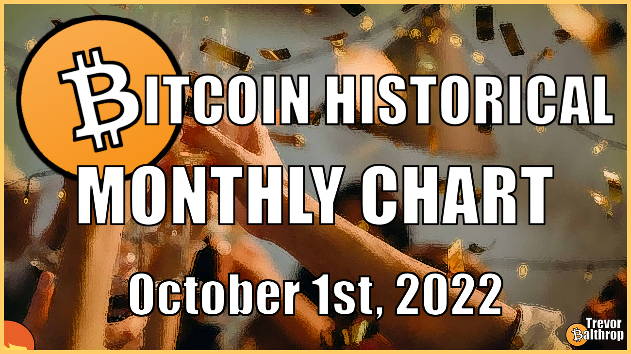 BITCOIN HISTORICAL MONTHLY CHART - October 1st, 2022