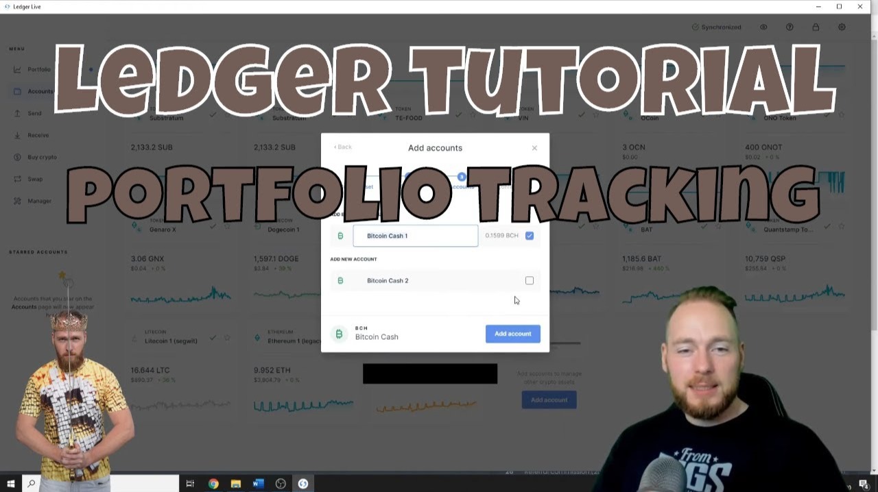 Ledger Live Tutorial: How To Add Accounts For Ledger Live Portfolio ...