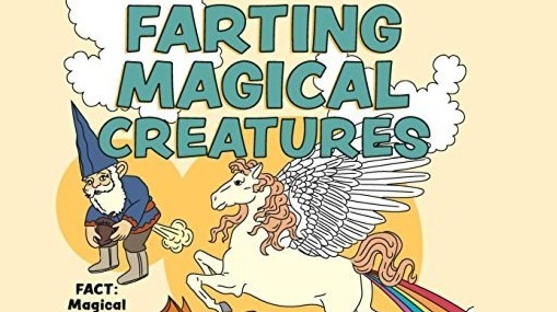 #CrapGotPublished - Farting Magical Creatures Coloring Book