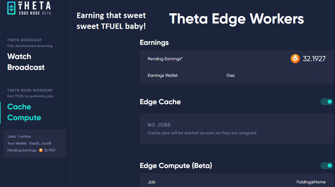 TFUEL Mining Update - Theta Edge Node